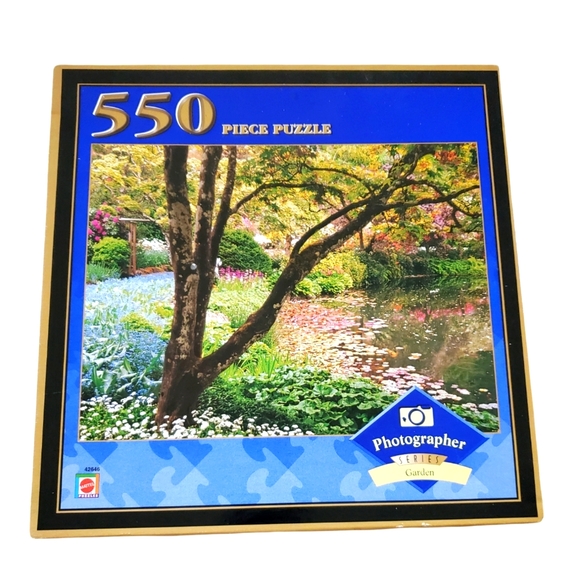Mattel | Games | New Mattel 55 Piece Photographer Series Garden Jigsaw ...